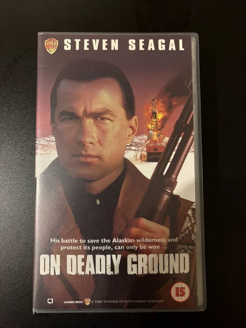 ON DEADLY GROUND (VHS) 1994 Steven Seagal, Michael Caine, Joan Chen ...