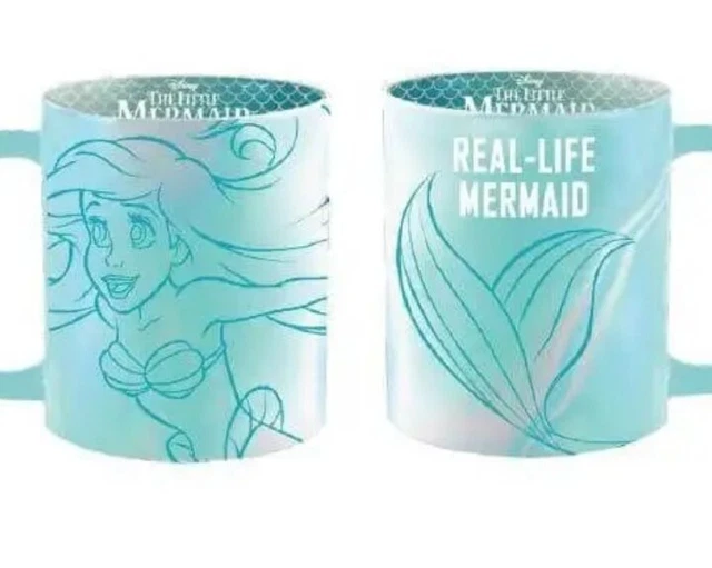 FUNKO DISNEY PRINCESS The Little Mermaid 30 Years Blue Large Mug Cup ...