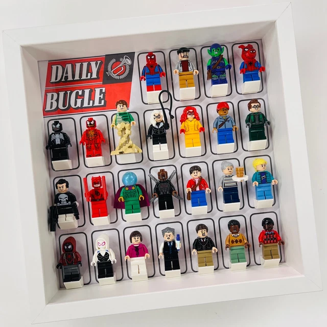 DISPLAY FRAME FOR Lego Spiderman Daily Bugle minifigures 76178 27cm ...