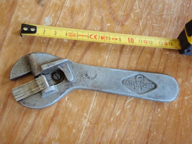 PATENT HUBER NO1 German U-Boat adjustable spanner EUR 137,98 - PicClick IT