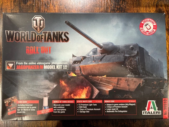 ITALERI 36510 1:35 Jagdpanzer IV -World of Tanks Edition - Sd. Kfz. 162 ...