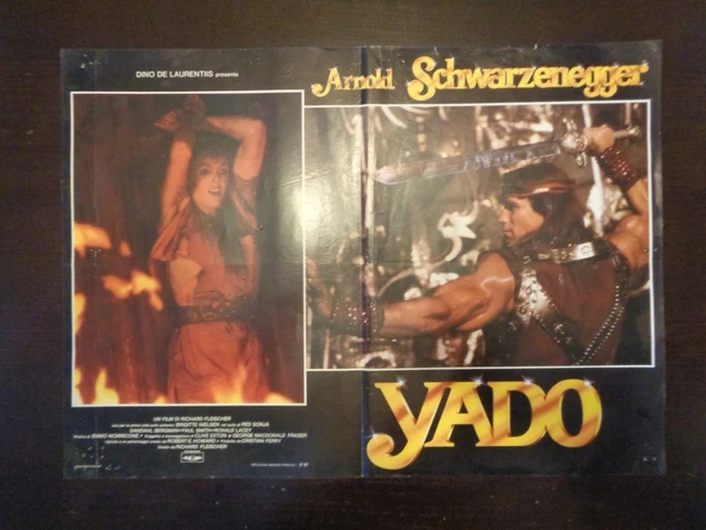 FOTOBUSTA YADO (1985) B.NIELSEN A.SCHWARZENEGGER S.BERGMAN tipo ...