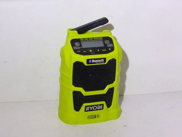 RYOBI R18R 18V Cordless FM/AM/Aux/Bluetooth/USB Radio BODY Fully ...