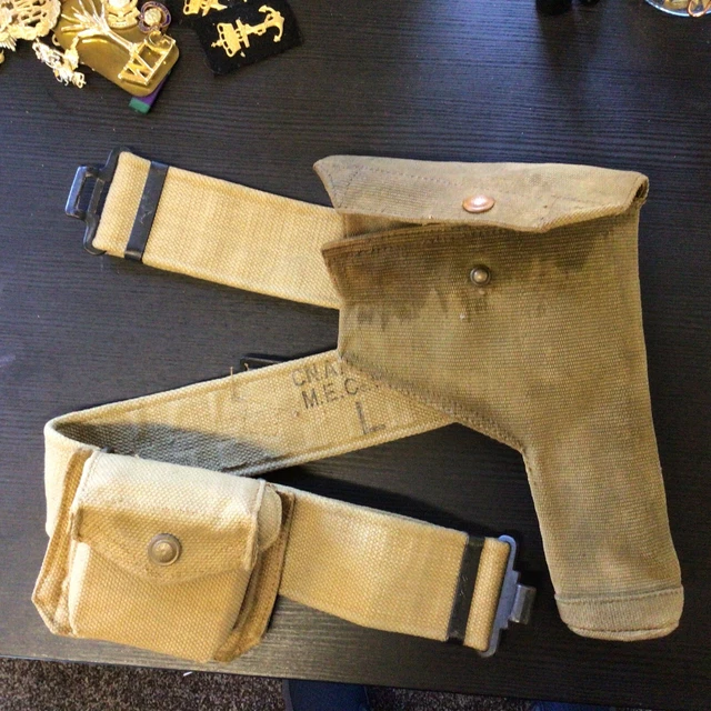 ORIGINAL WW2 BRITISH Army 37 Pattern Soldiers Webbing Kit Set - WW2 ...