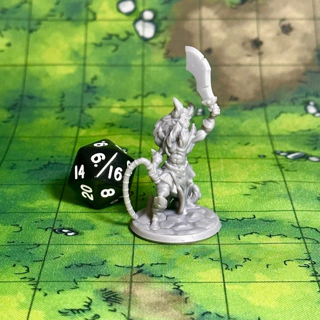 DEMONKIN MALE 01, 12k Resin Dungeons and Dragons Miniatures DnD D&D ...