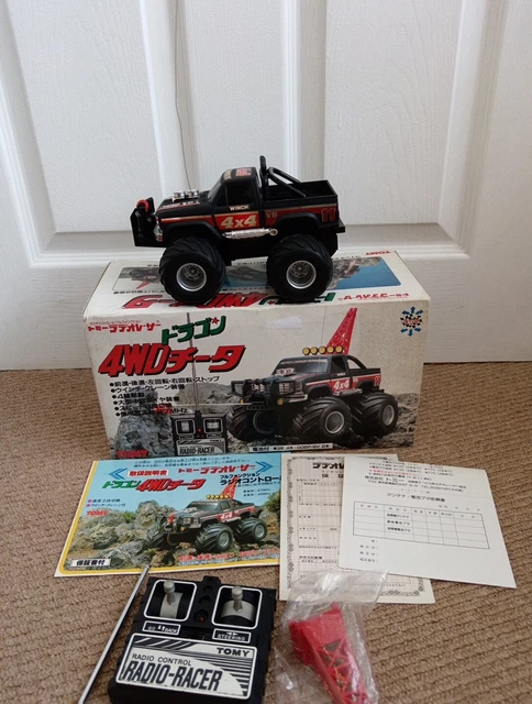TOMY RADIO CONTROLLED 4x4 Winch Ford Ranger Vintage Boxed Retro RC Car ...