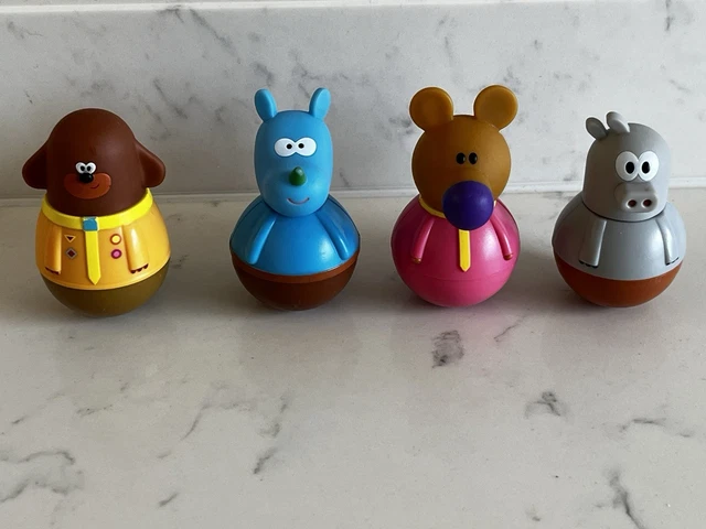 RARE SET OF CBeebies Hey Duggee Weebles x4 - DuggeeTag Norrie & Roly £ ...