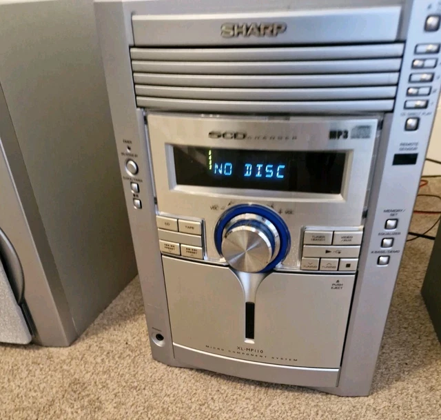 SHARP MICRO MUSIC Componet Speaker System Woofer Model No CP-MP110E £1. ...