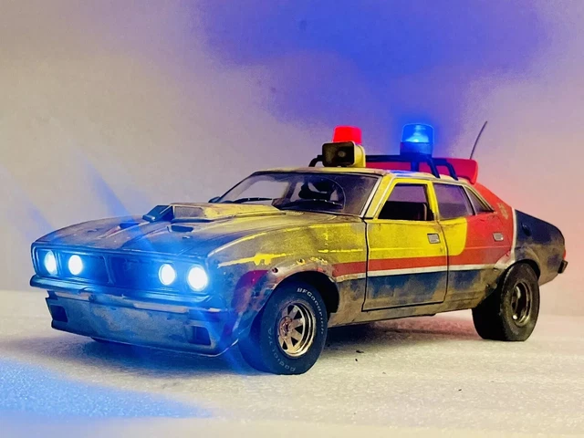 MAD MAX INTERCEPTOR Ford Falcon XB MFP " WORKING LIGHTS CUSTOM ...