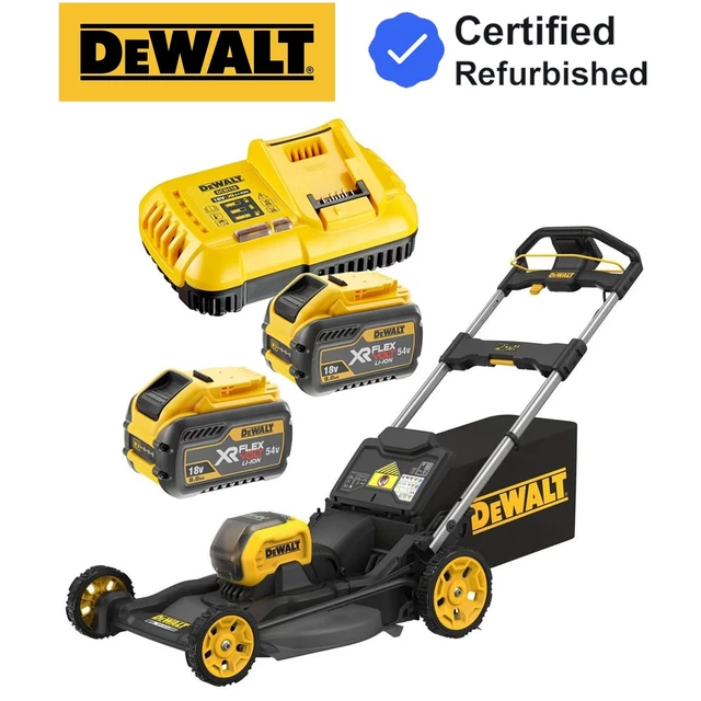 DEWALT DCMWP500N FLEXVOLT XR Brushless 53cm Push Lawn Mower 54V + Bag 2 ...