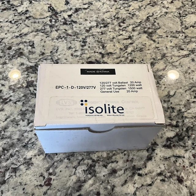 LVS EPC-1-D 120V/277V Emergency Power Dimmer Control NEW IN BOX! $100. ...