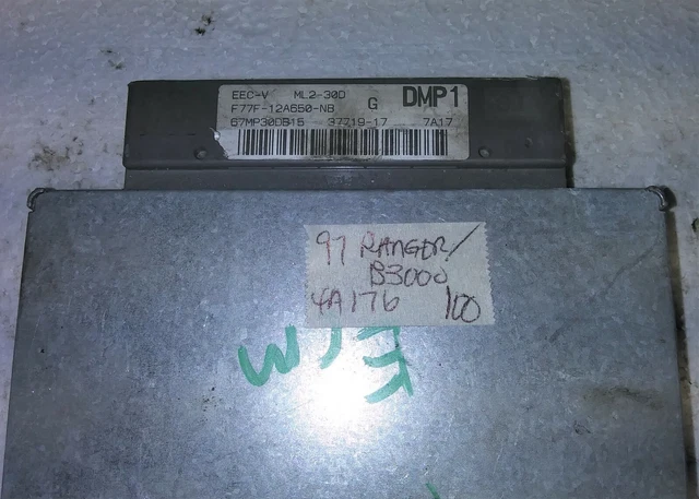 F77F-12A650-NB ECM ECU computer 1997 Ford Ranger Mazda B3000 **Tested ...
