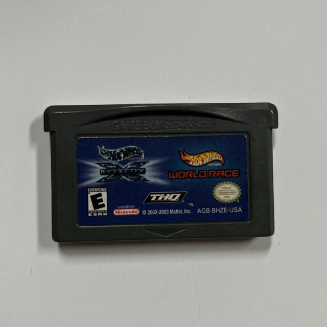 NINTENDO GAME BOY Advance Hot Wheels Velocity X / World Course THQ 2 en ...