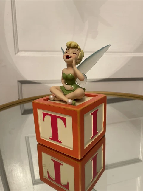 DISNEY TINKERBELL A Big Laugh Block Jewelry Box Tink £26.52 - PicClick UK