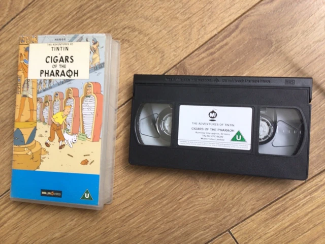 TINTIN UK VHS rare format Cigars ofbthe Pharoah Free uk postage £8.99 ...