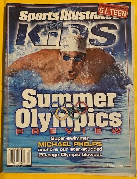 MICHAEL PHELPS SPORTS illustrated kids VINCE CARTER tony hawk OLYMPICS ...