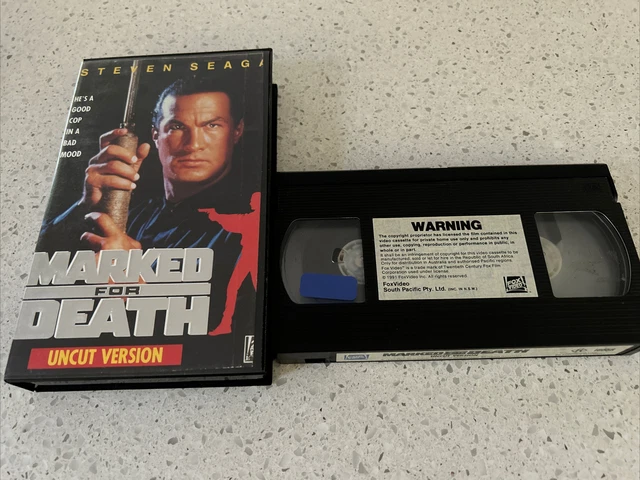 MARKED FOR DEATH - Uncut Version [VHS] Fox Video Ex-Rental Steven ...