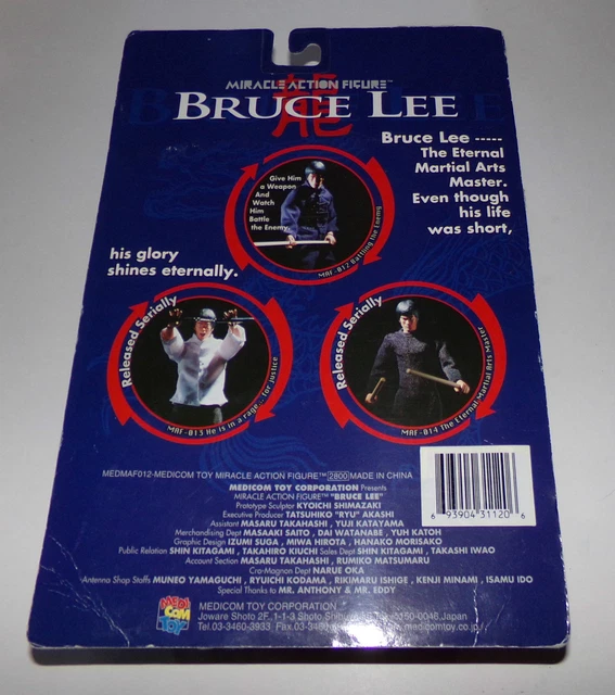 MIRACLE ACTION FIGURE Bruce Lee Battling The Enemy Medicom Toy - NEW ...