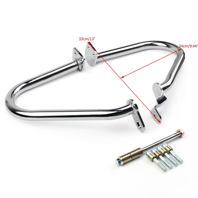 HIGHWAY ENGINE GUARD Crash Bars for T100 T900 2009-2017 2010 Chrome U8 ...