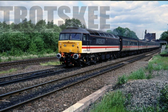 35MM SLIDE BR British Railways Diesel Loco Class 47 47850 Water Orton 1991 Orig £4.98 - PicClick UK