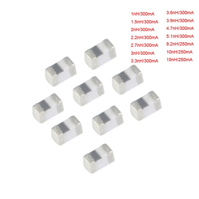 0402 CHIP/SMD SMT High Frequency Inductor Value Range 1nH~15nH Current ...