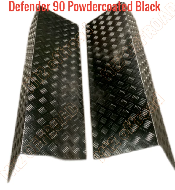 LANDROVER DEFENDER 90 Rear Load area Sides 2mm Chequer plate ...