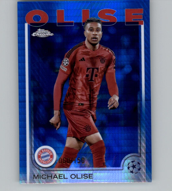 MICHAEL OLISE - 2024-25 Topps Chrome UEFA Club Competitions - Blue ...