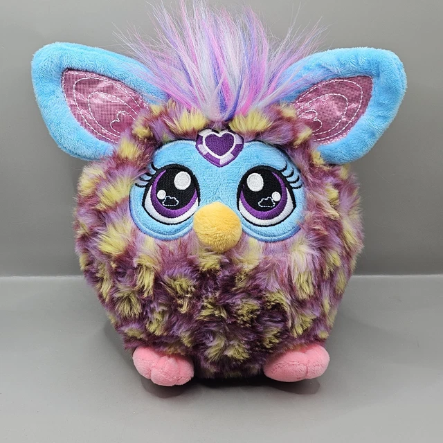 FURBY BY HASBRO multicoloured plush Soft toy fluffy ball 8" tall (Lable ...