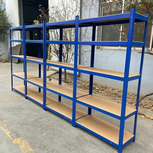 ADJUSTABLE STORAGE GARAGE Shelves Rack 4-5Tier Heavy Duty Steel Metal ...