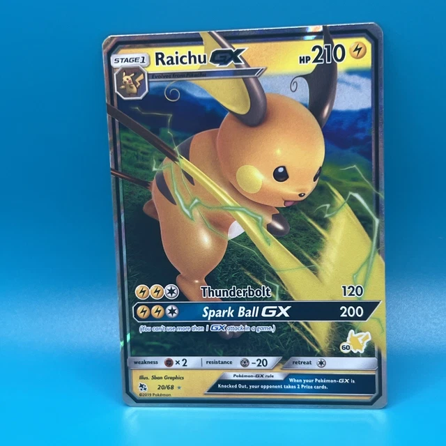 POKÉMON TCG RAICHU GX Battle Academy 2022 20/68 Exclusive $0.99 - PicClick