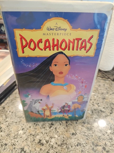 WALT DISNEY'S MASTERPIECE Collection Pocahontas Purple Label VHS Tape ...