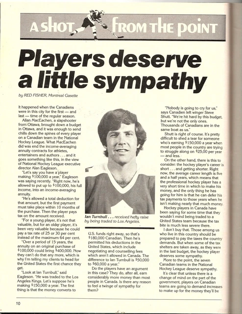 1981 - EDMONTON Oilers [Gretzky] vs Vancouver Canucks program $10.00 ...