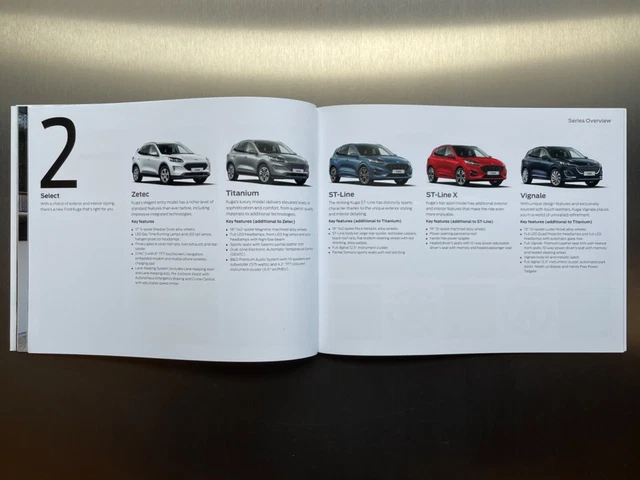 “ALL NEW” FORD Kuga Brochure 2019- Zetec, Titanium, ST-Line, ST Line X ...