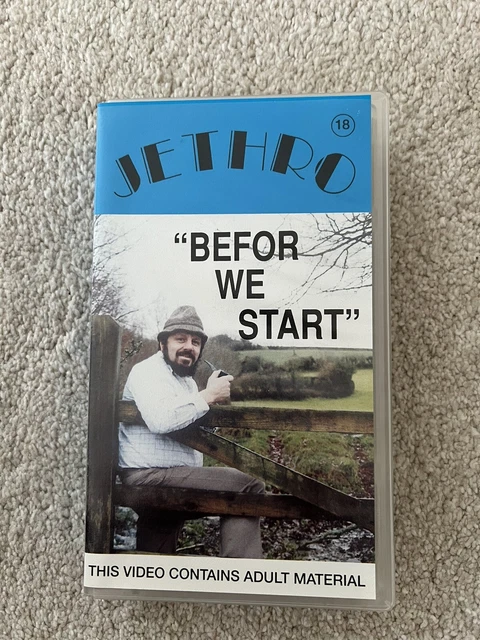 JETHRO - BEFOR We Start On VHS Video Cassette Tape £5.50 - PicClick UK