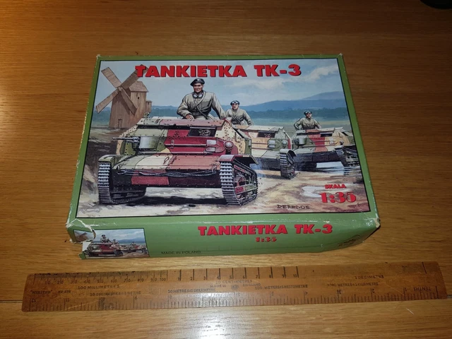 1/35 POLISH TANKIETKA TK-3 Model Tank (Tankette) Kit - RPM Model's No ... 1/35 POLISH TANKIETKA TK-3 Model Tank (Tankette) Kit - RPM Model's No ...