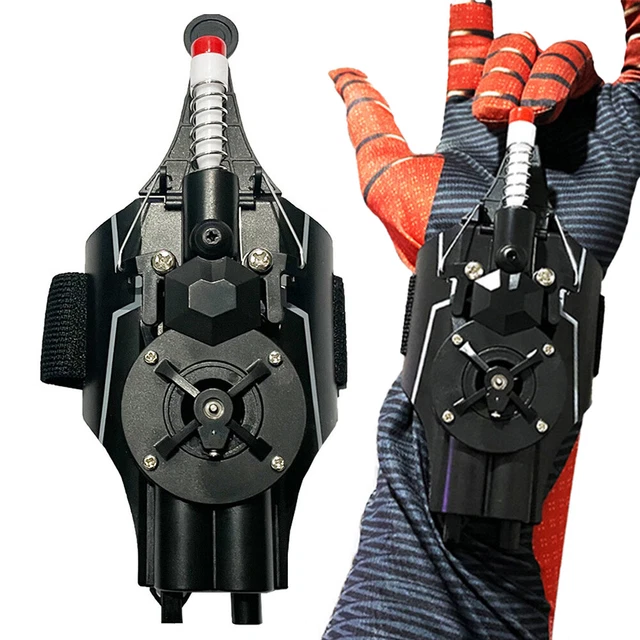 CHILD SPIDER MAN Glove Web Shooter Dart Blaster Launcher Toys Costume ...