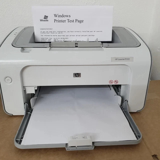 HP LASERJET PRO P1102 Laser Printer With One Original Unopened Toner £ ...