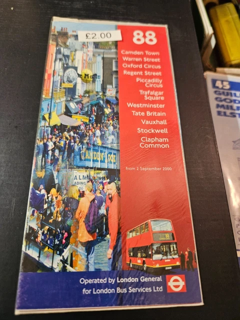 LONDON BUS TRANSPORT Timetable Leaflet London General HO5.163 £3.00 ...