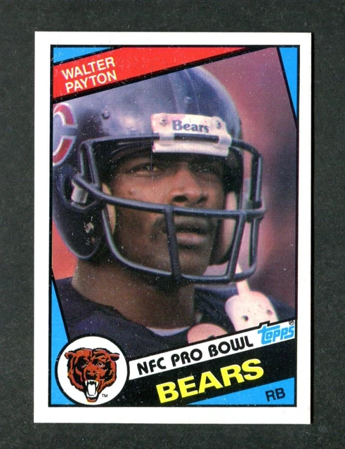 CARTE WALTER PAYTON alias « Sweetness » Chicago Bears 1984 Topps ...