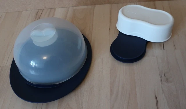 TUPPERWARE WURST- UND Käseplatte (Käseglocke, Käsebehälter) und ...