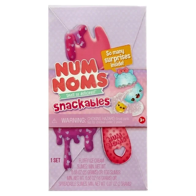 NUM NOMS SNACKABLES Slime Kit with Fun-Themed To-Go "Snack" Mystery ...
