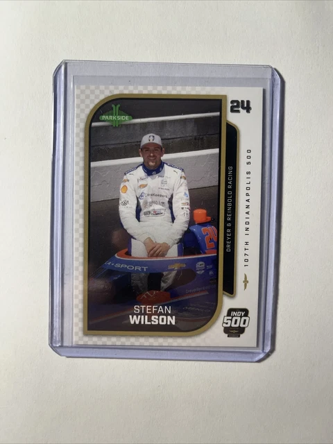 2024 PARKSIDE NTT Indy Car Racing Card Stefan Wilson Indy 500 #118 $1. ...