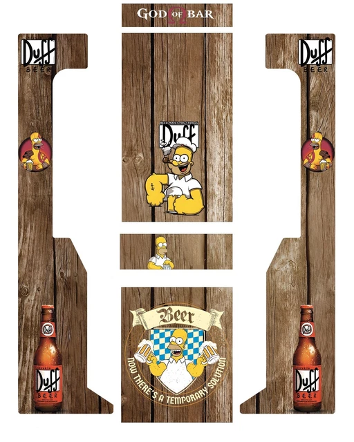 STICKERS DARTCAB HOMER beer - jeu de fléchettes - Darts EUR 110,00 ...