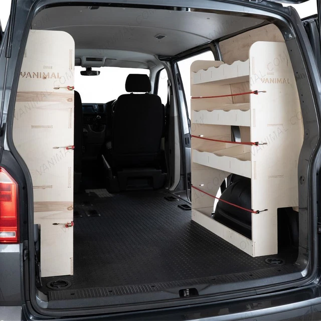 VW TRANSPORTER T5 Kombi NS and OS Double Rear Ply Racking (Pair) £330. ...