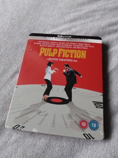 PULP FICTION 4K Ultra HD + Blu-ray, Limited Edition SteelBook New And Sealed EUR 35,56 - PicClick IT