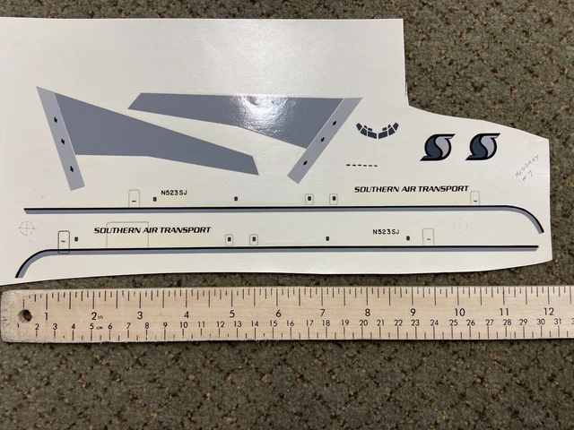 SOUTHERN AIR TRANSPORT Boeing 707 Freighter airline decals decal Sheet ...