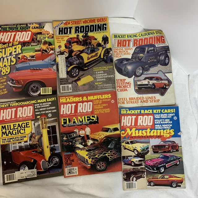 VINTAGE LOT OF 10 Hot Rod Magazines 1970s, 80s,90s Mixed. Some Are Centerfolds £7.99 - PicClick UK
