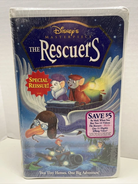 DISNEY'S THE RESCUERS VHS Masterpiece Collection Classic Brand NEW ...