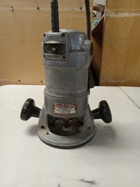 PORTER-CABLE ROUTER MODEL 537 M Motor w/ 536 B Base - vintage usa $79. ...