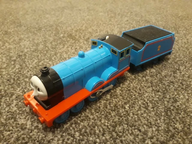 THOMAS TRACKMASTER EDWARD Train with linked tender, battery operated ...